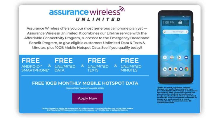 Assurance Wireless Teléfono Gratis 【Guía 2026